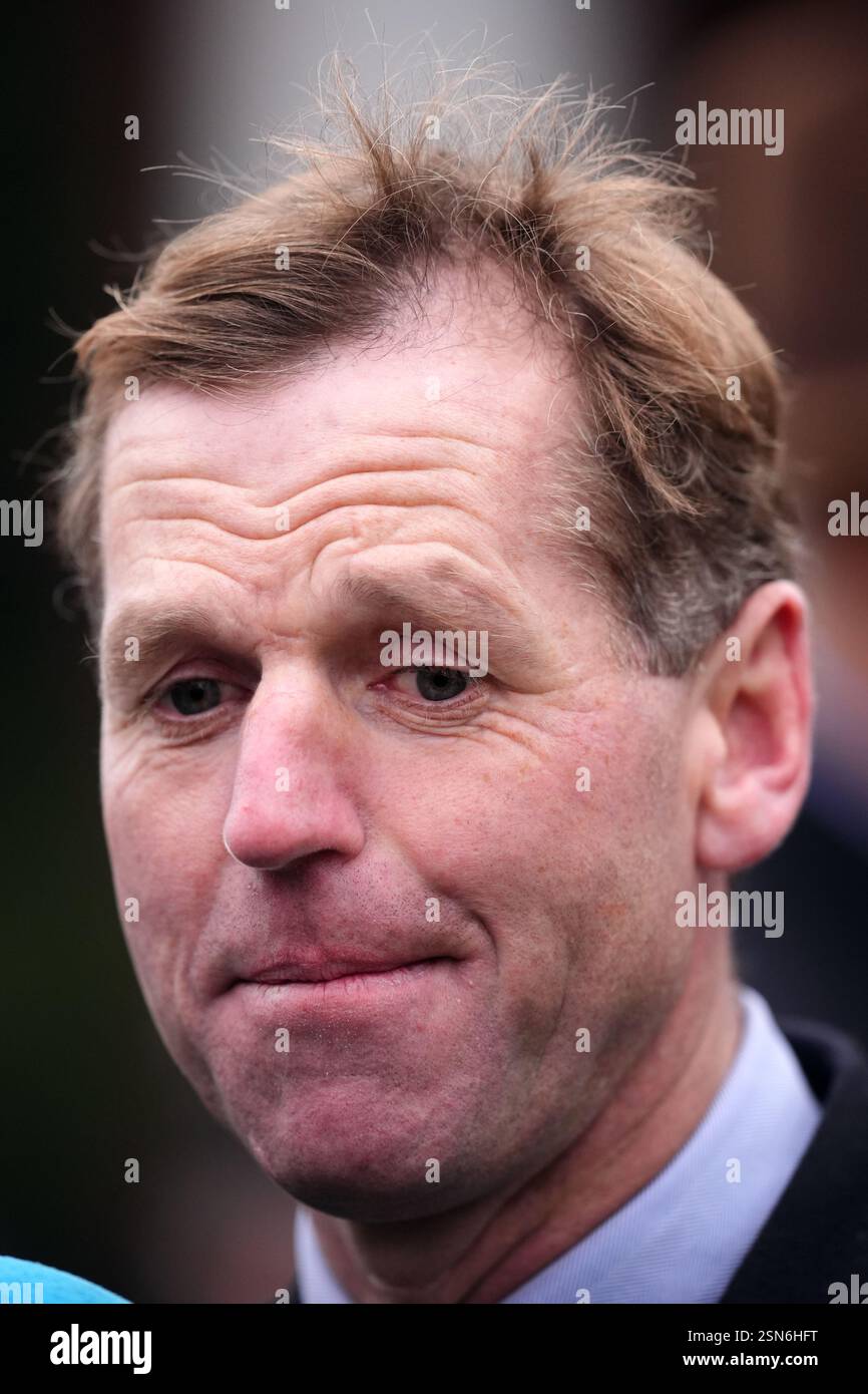 Trainer Jamie Snowden at Sandown Racecourse, Esher. Picture date ...