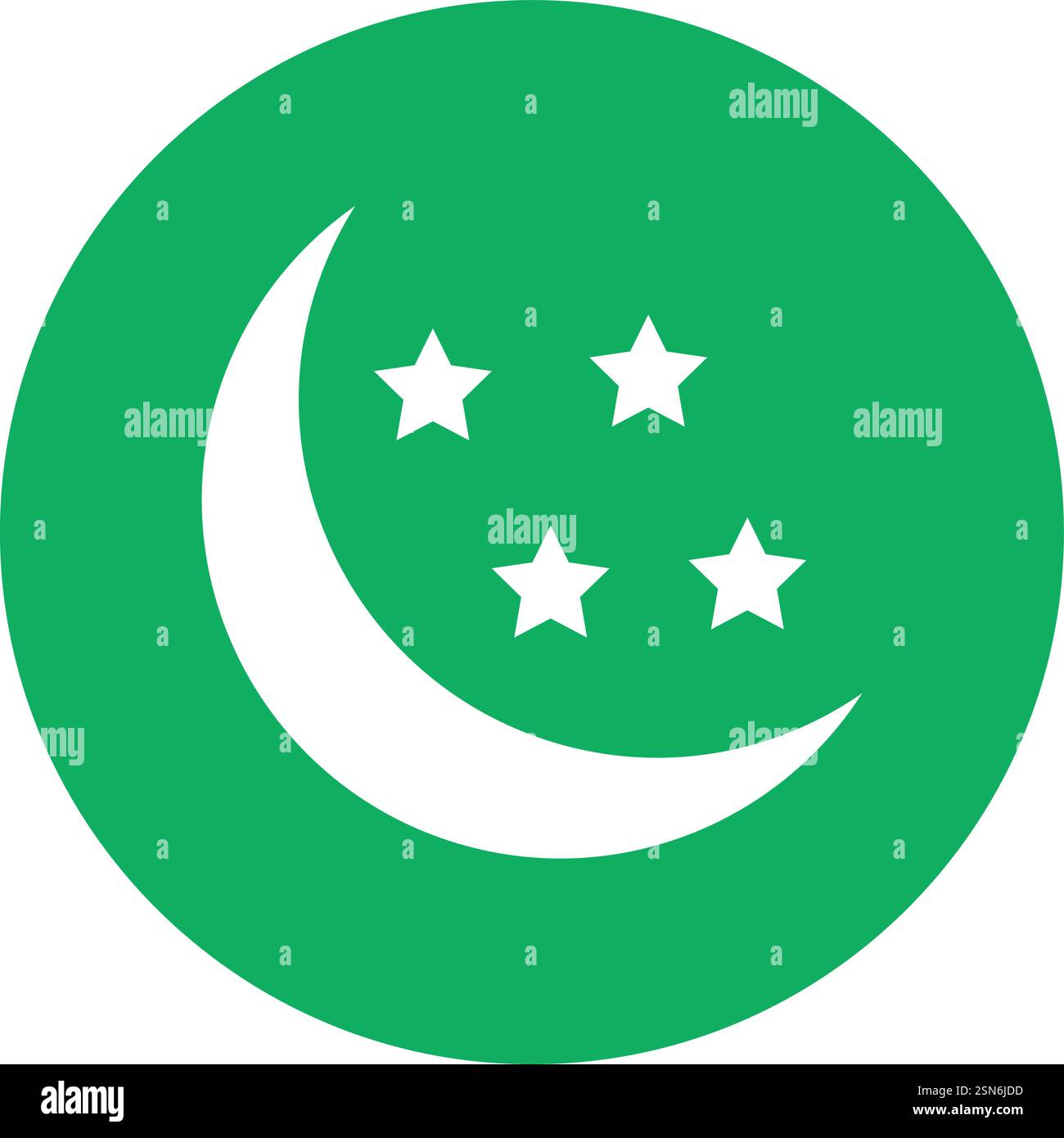 Half moon Vector Icon Design Illustration Stock Vector Image & Art - Alamy