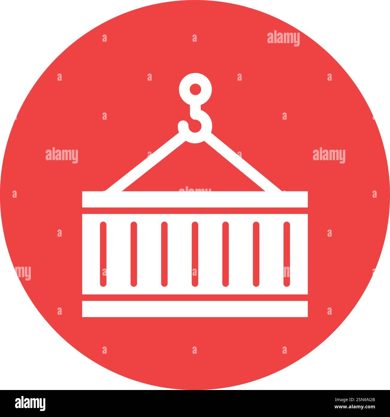 Container Vector Icon Design Illustration Stock Vector Image & Art - Alamy