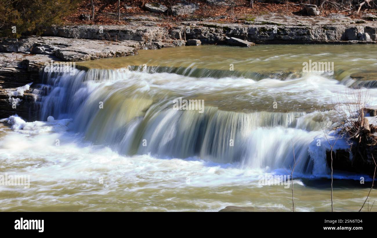 Natural cascade on river hi-res stock photography and images - Alamy