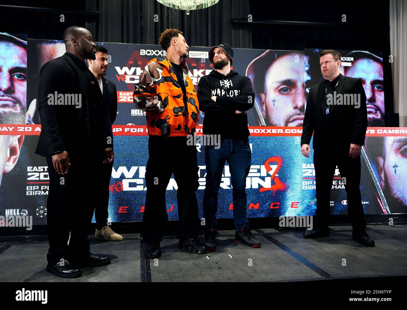 Ben Whittaker (left) and Liam Cameron following a press conference at ...