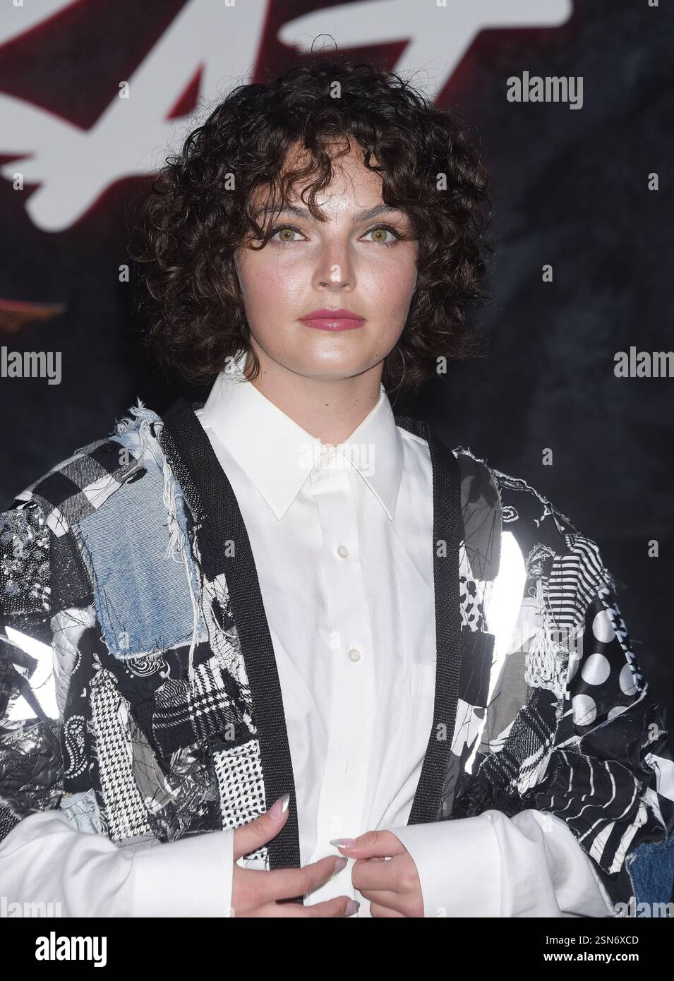 Hollywood, USA. 12th Feb, 2025. Camren Bicondova arriving to the “Cobra ...