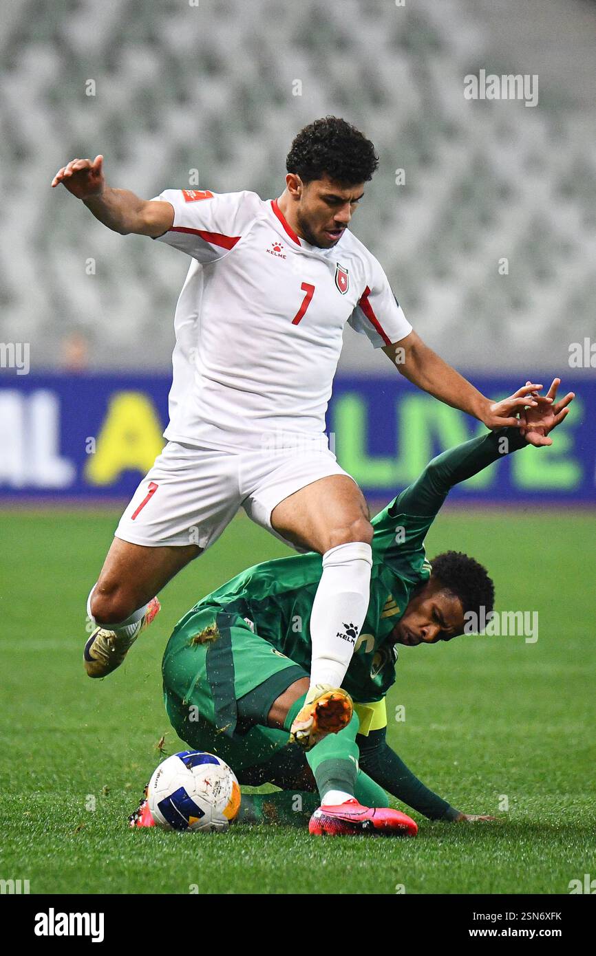 Shenzhen, China. 13 February, 2025. Ibrahim Sabra #7 of Jordan during ...