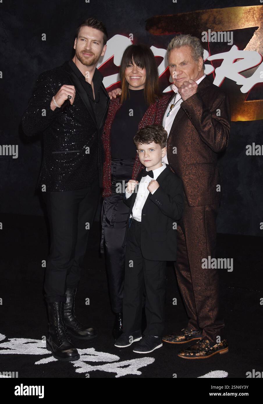 Hollywood, USA. 12th Feb, 2025. Jesse Kove, Rachel Kove, Martin Kove ...