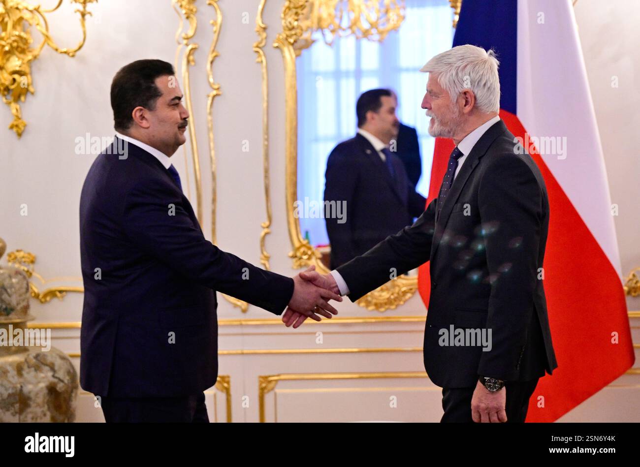 Prague, Czech Republic. 13th Feb, 2025. Czech President Petr Pavel ...