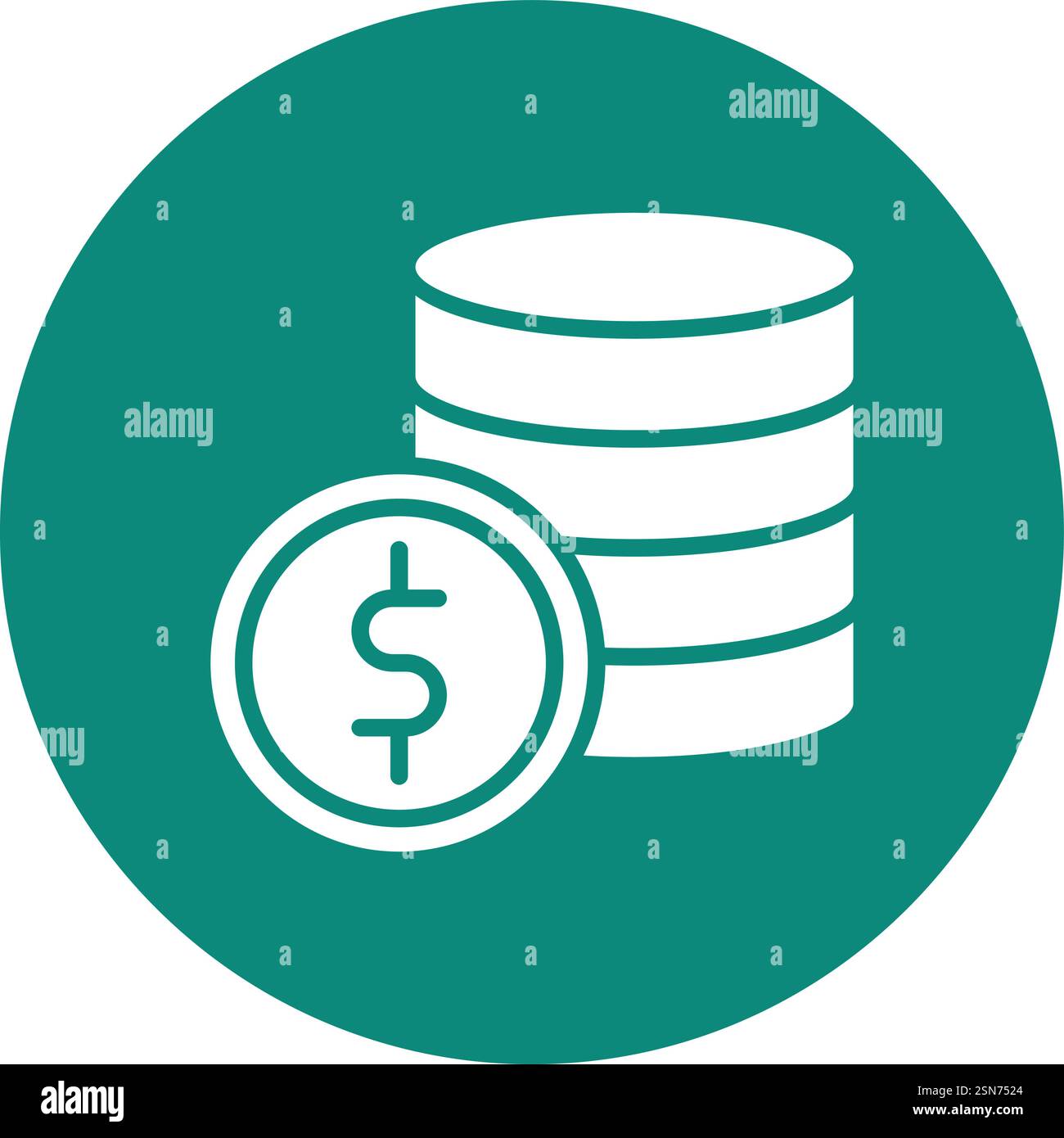 Dollar Vector Icon Design Illustration Stock Vector Image & Art - Alamy