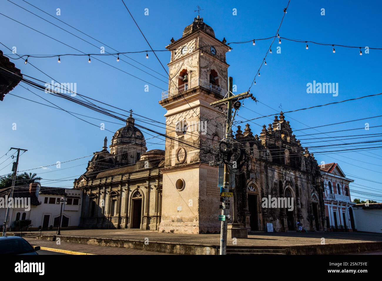 Iglesia Nuestra Señora de Las Mercedes, Granada, Nicaragua Stock Photo ...