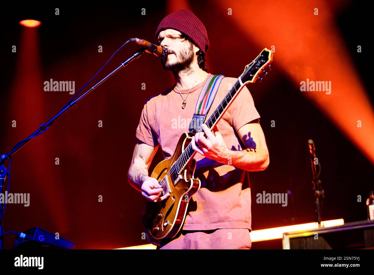 TORONTO, ON - FEBRUARY 10: Goose guitarist Rick Mitarotonda performs ...