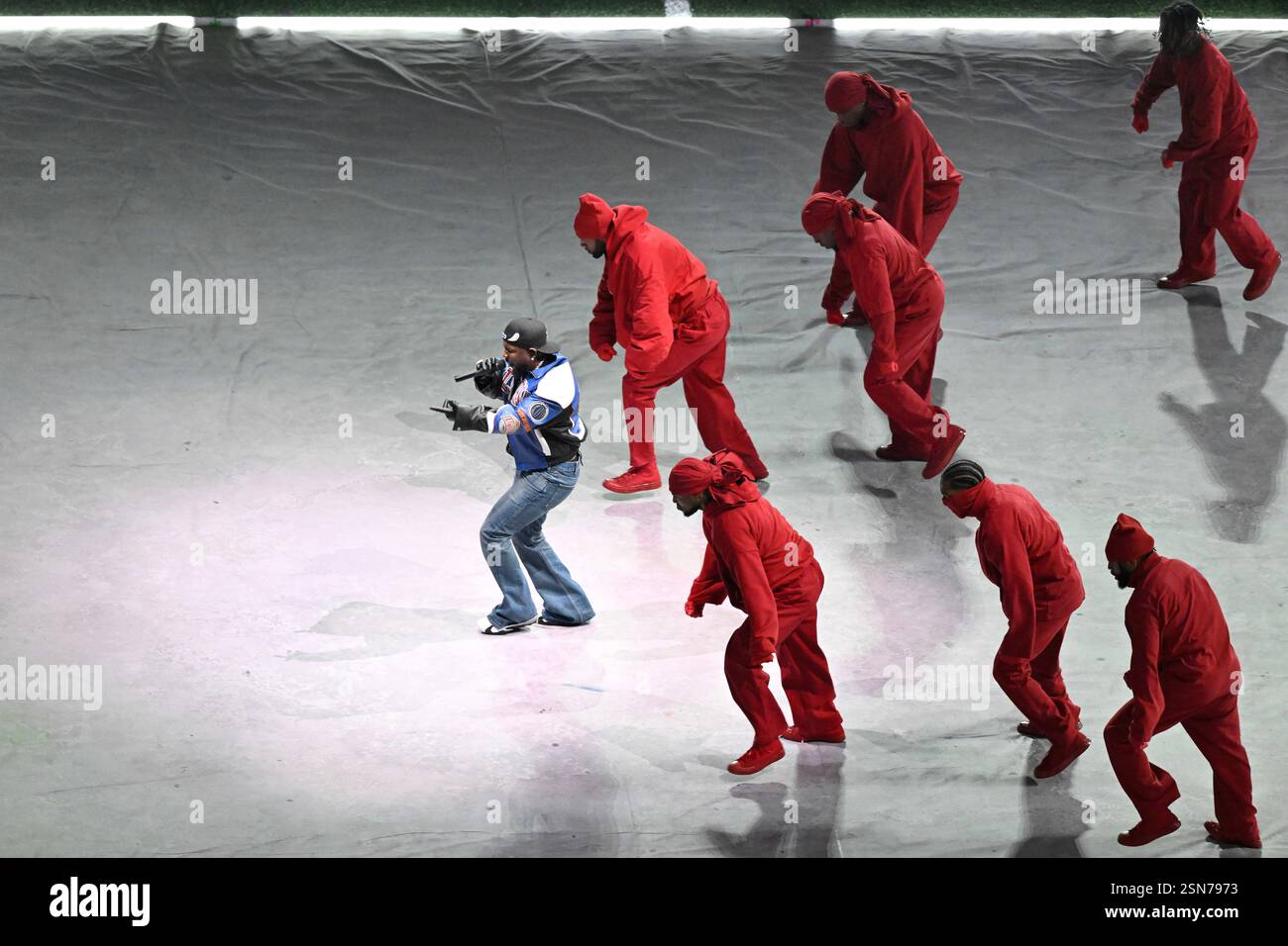 Caesars Superdome. 9th Feb, 2025. New Orleans LA; Kendrick Lamar ...