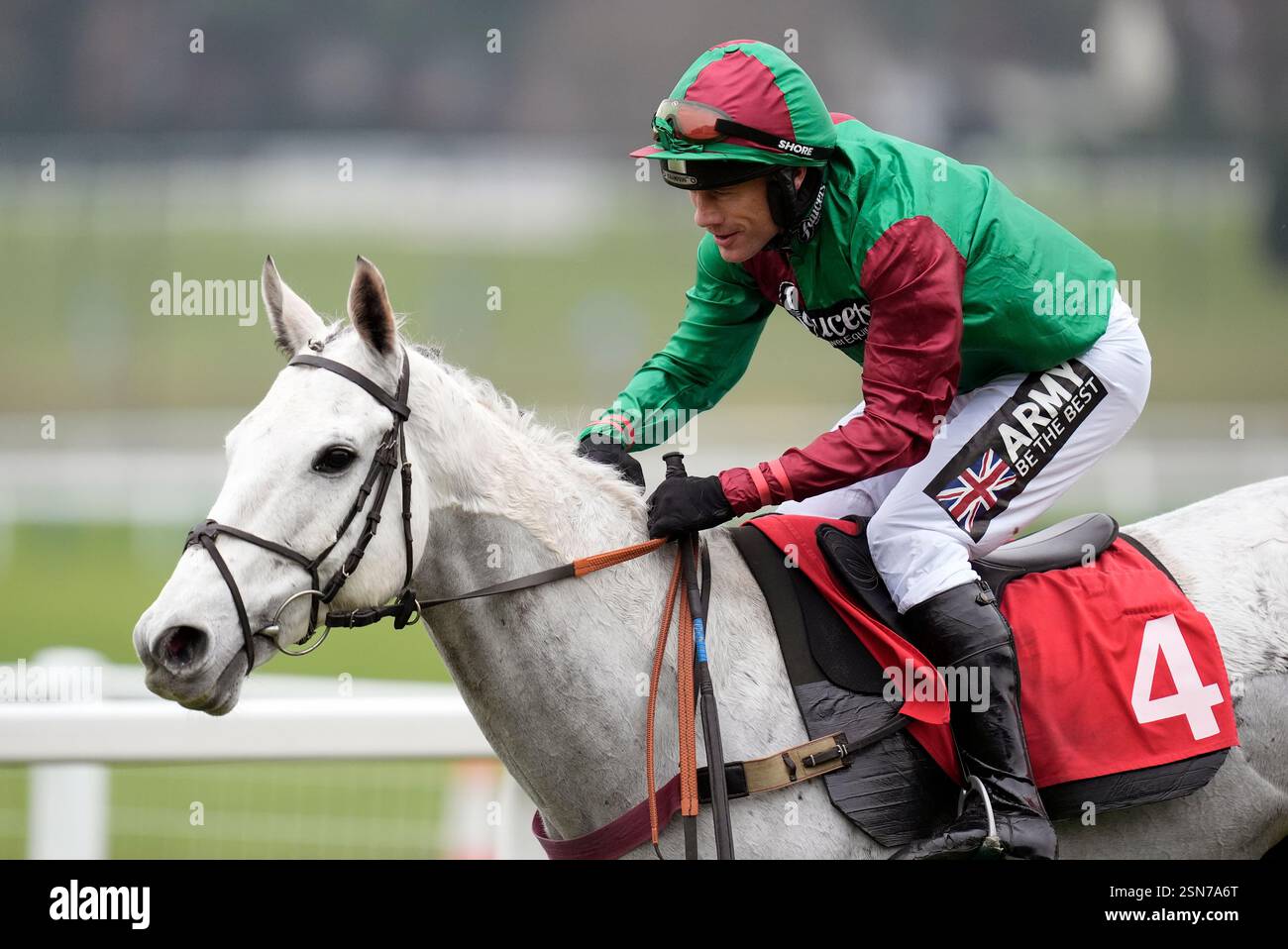 Frenchy Du Large ridden by Sgt Nick Oliver on their way to winning the ...