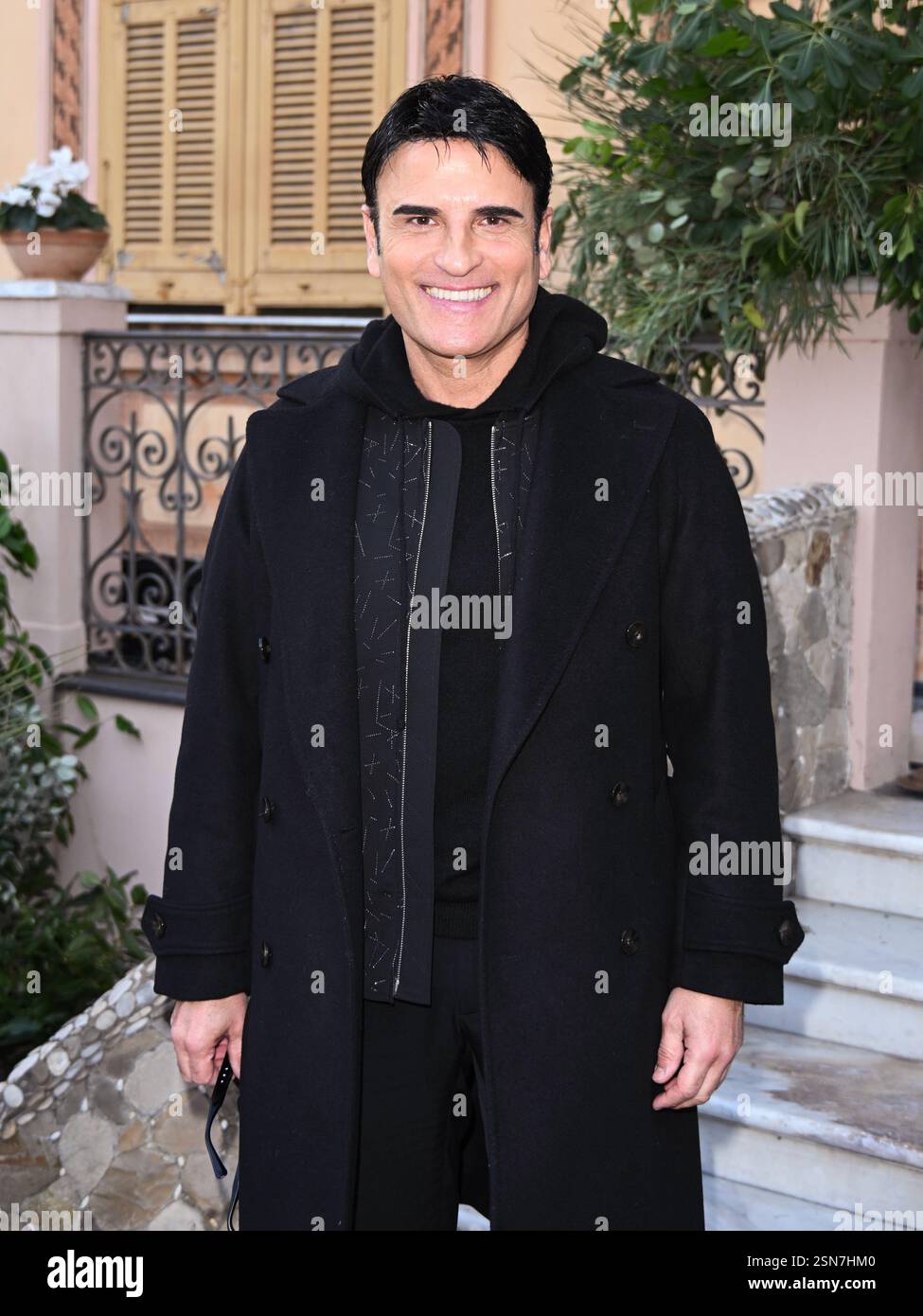 Sanremo, 75th Italian Song Festival 2025 - Arrivals at Villa Nobel. In ...