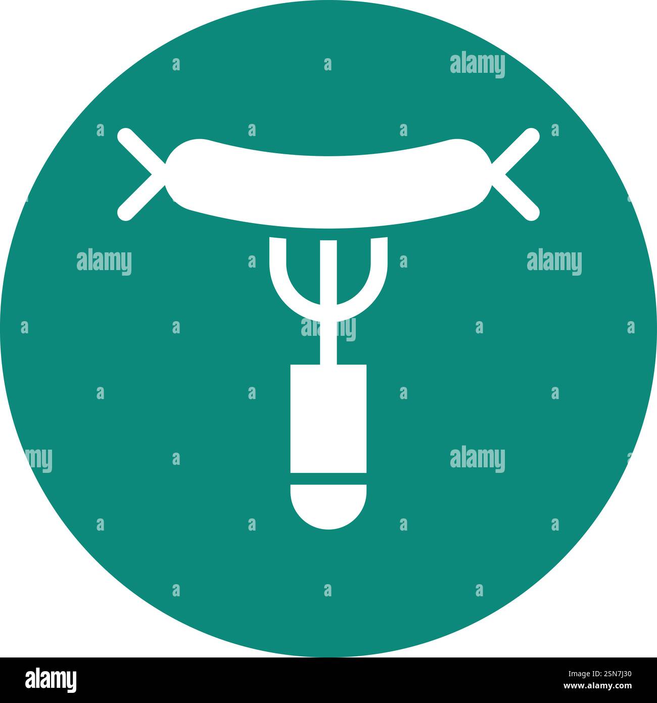 Sign symbol sausage hi-res stock photography and images - Alamy