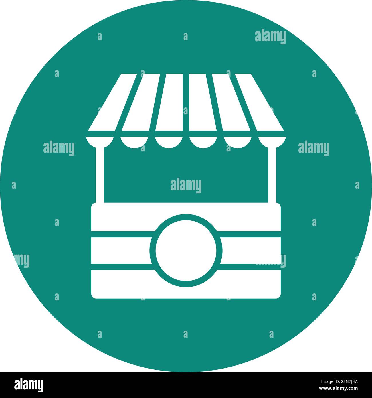 Food stand Vector Icon Design Illustration Stock Vector Image & Art - Alamy