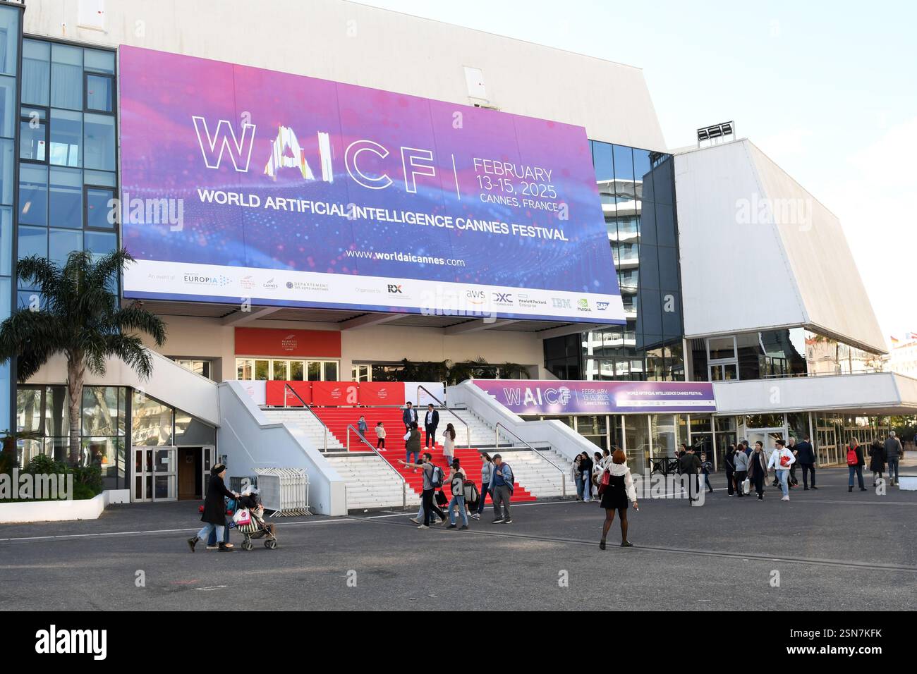 Cannes, Cannes. 13th Feb, 2025. WAICF: World Artificial Intelligence Cannes Festival 2025 ...