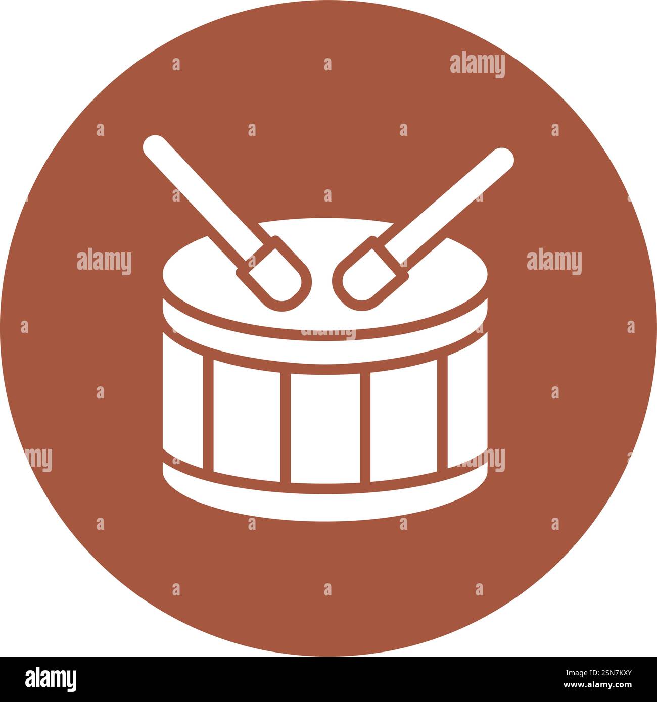 Drum Vector Icon Design Illustration Stock Vector Image & Art - Alamy