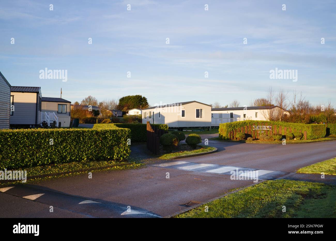 Primrose Valley caravan holiday village at Filey Stock Photo - Alamy