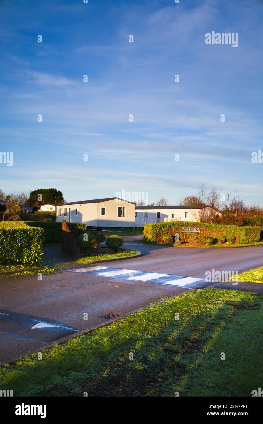 Primrose Valley caravan holiday village at Filey Stock Photo - Alamy