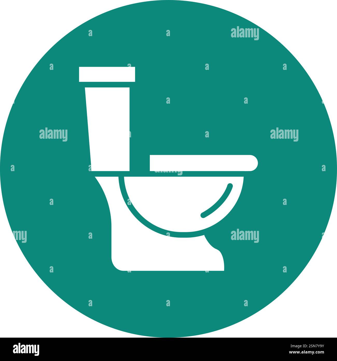 Restroom Vector Icon Design Illustration Stock Vector Image & Art - Alamy