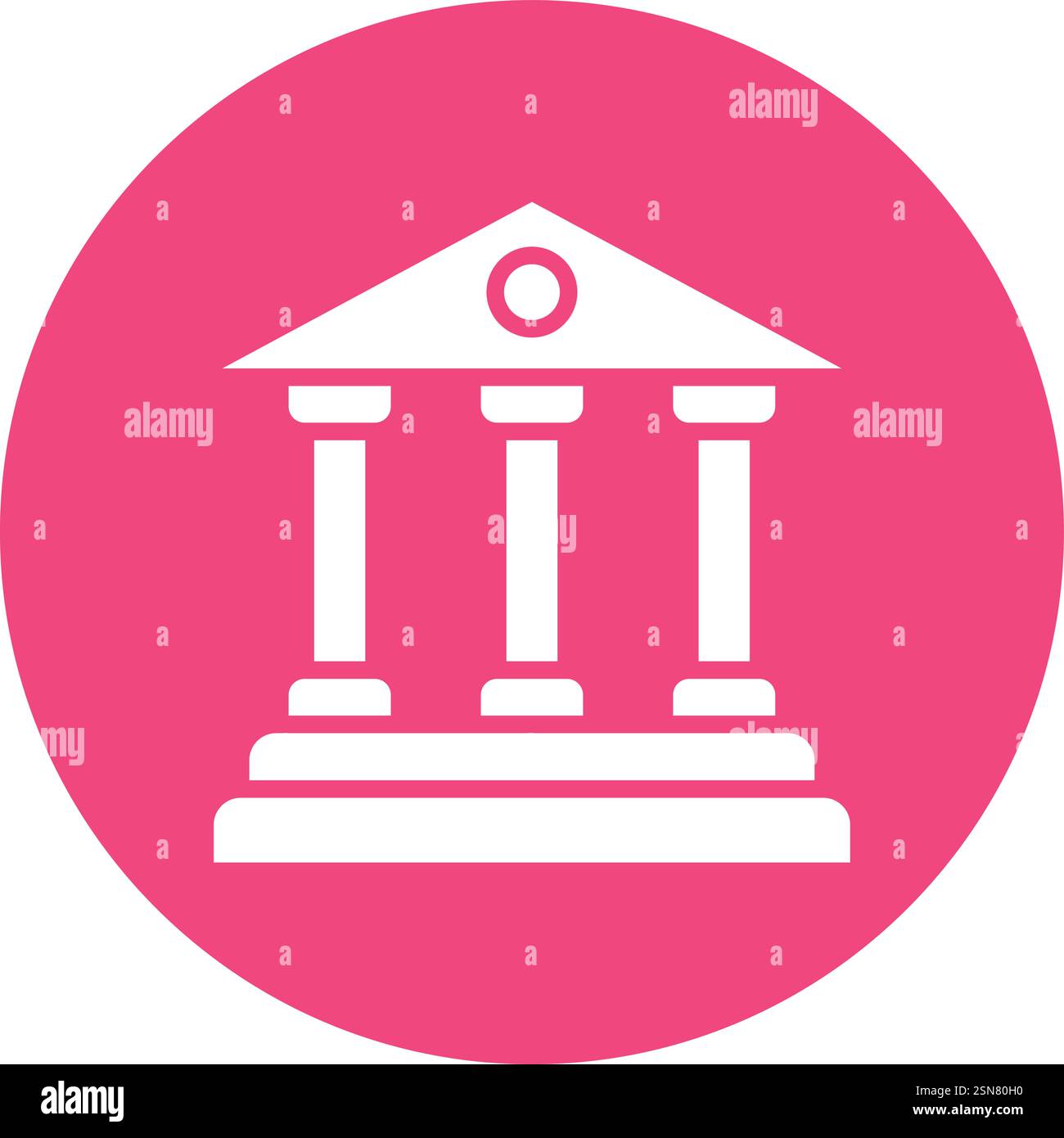 Bank Vector Icon Design Illustration Stock Vector Image & Art - Alamy