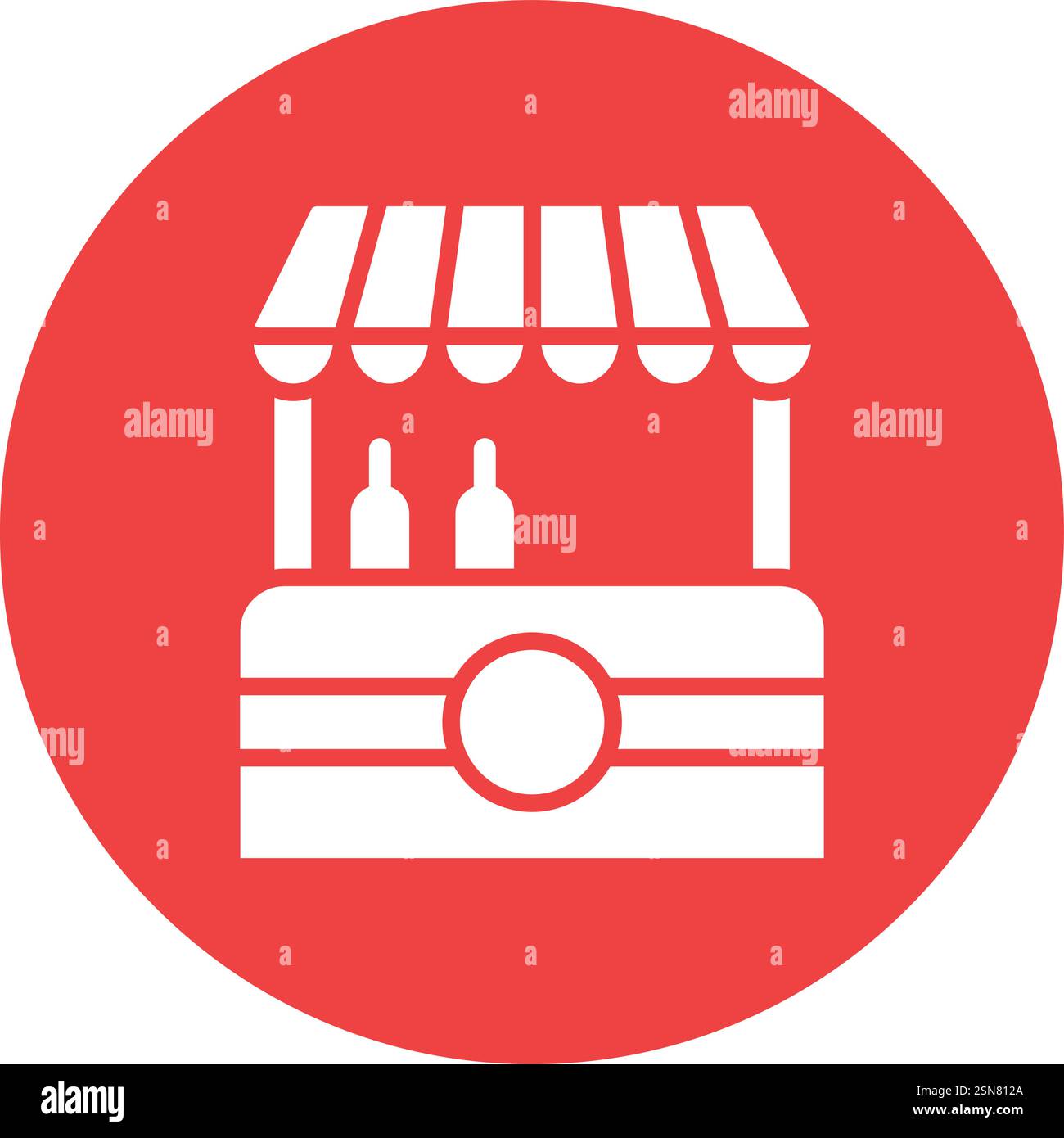 Food stall logo Stock Vector Images - Alamy