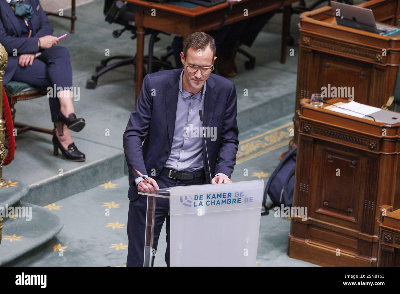Brussels, Belgium. 13th Feb, 2025. Minister for Consumer Protection ...