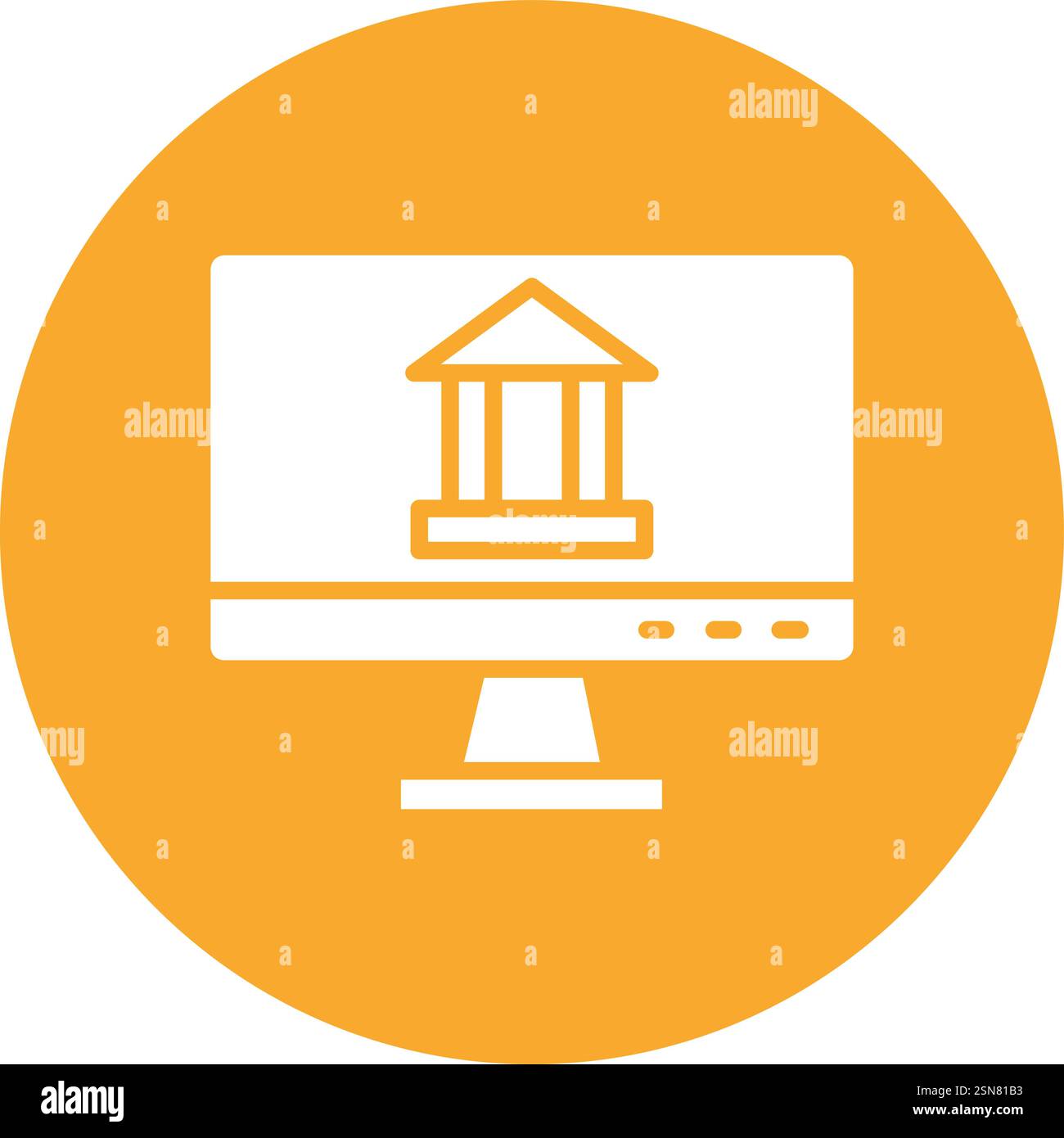 Online banking Vector Icon Design Illustration Stock Vector Image & Art ...