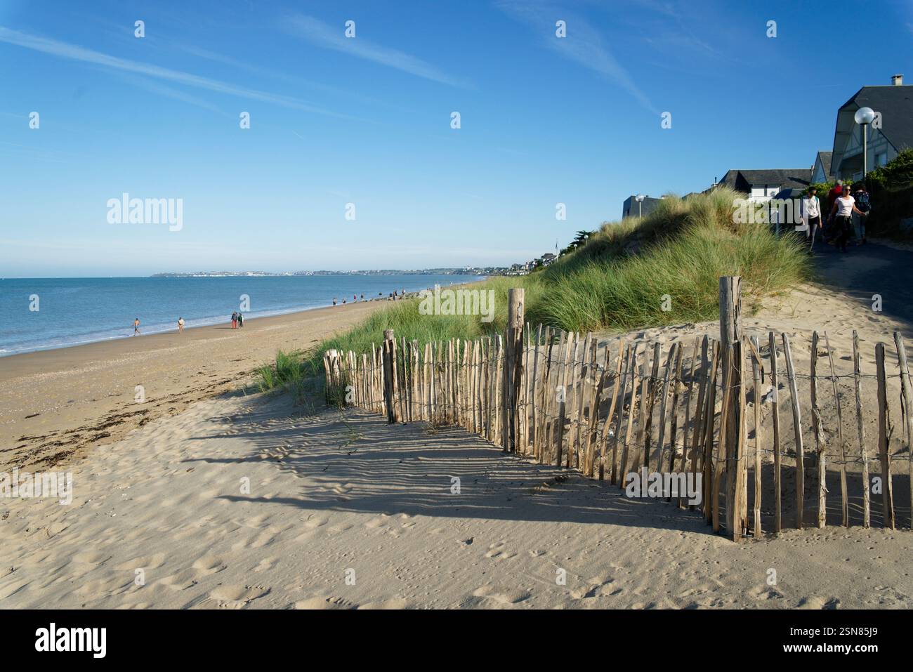 Jullouville beach (Manche, Normandy, France Stock Photo - Alamy