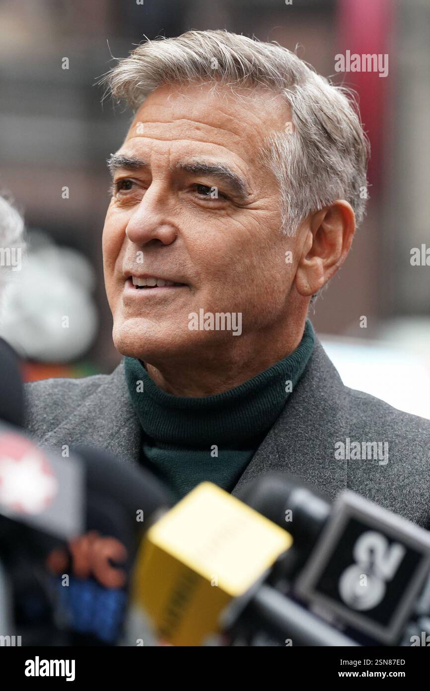 Ny. 06th Feb, 2025. George Clooney Photo Call for GOOD NIGHT, AND GOOD ...