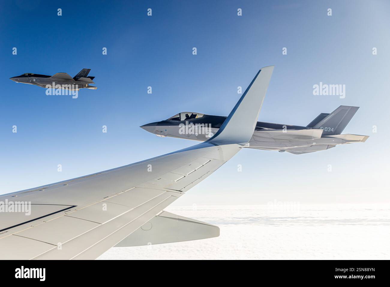 Amari, Estonia. 13th Feb, 2025. King Willem-Alexander during a visit to ...