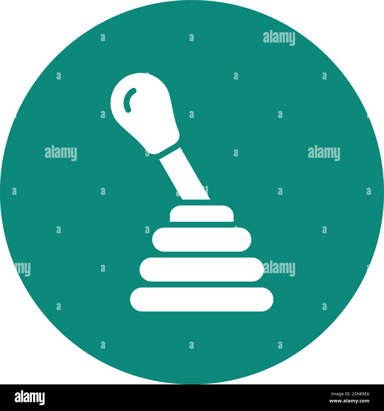 Gear stick Vector Icon Design Illustration Stock Vector Image & Art - Alamy