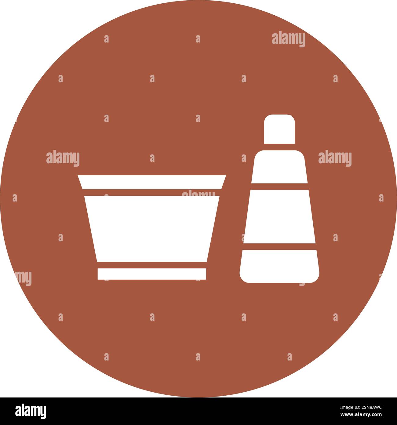 Hair dye Vector Icon Design Illustration Stock Vector Image & Art - Alamy