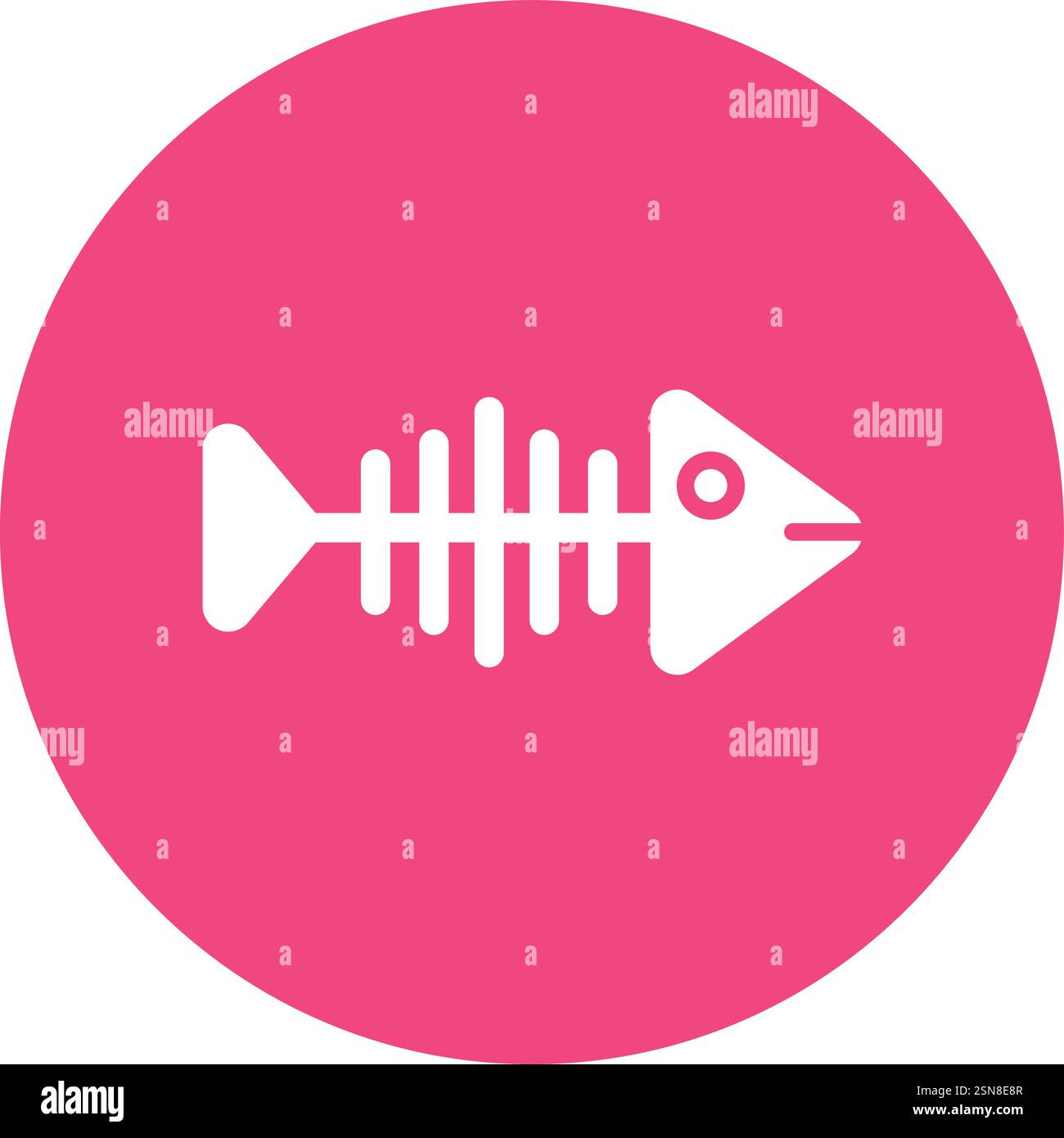 Fish bones icon set Cut Out Stock Images & Pictures - Alamy