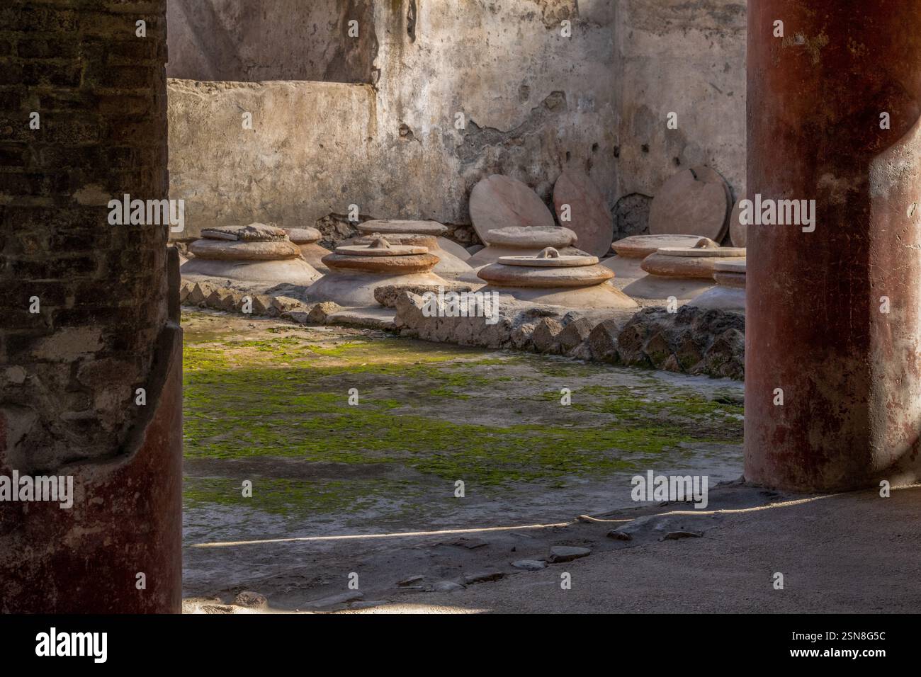 Villa Regina, Boscoreale, Napoli Stock Photo - Alamy