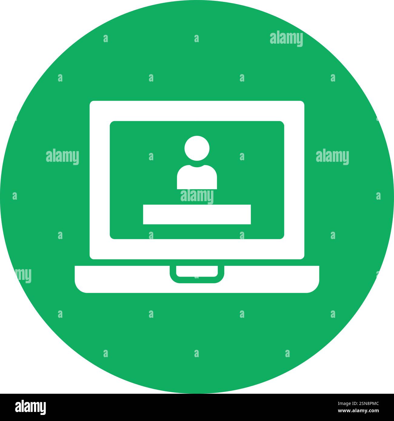 Computer login Vector Icon Design Illustration Stock Vector Image & Art ...