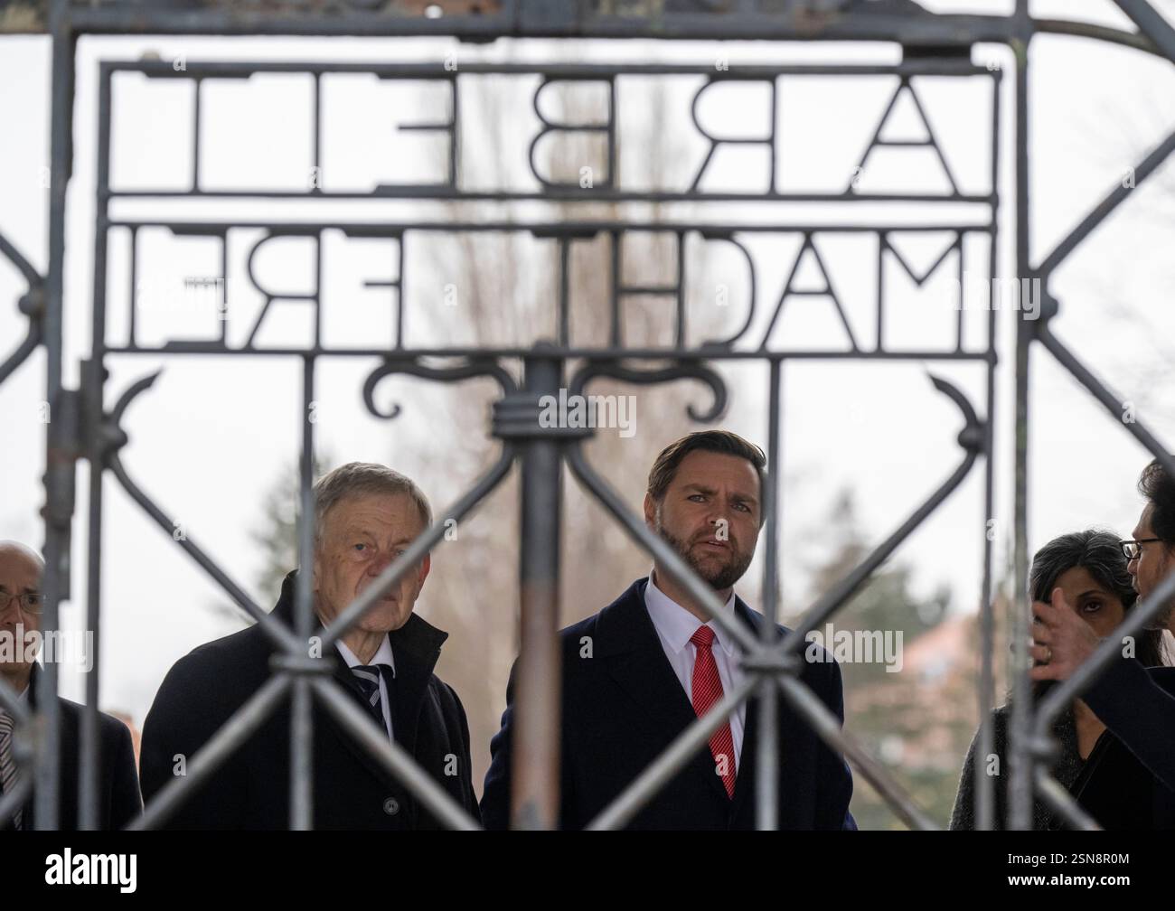 Munich, Germany. 13th Feb, 2025. US Vice President J. D. Vance (r ...