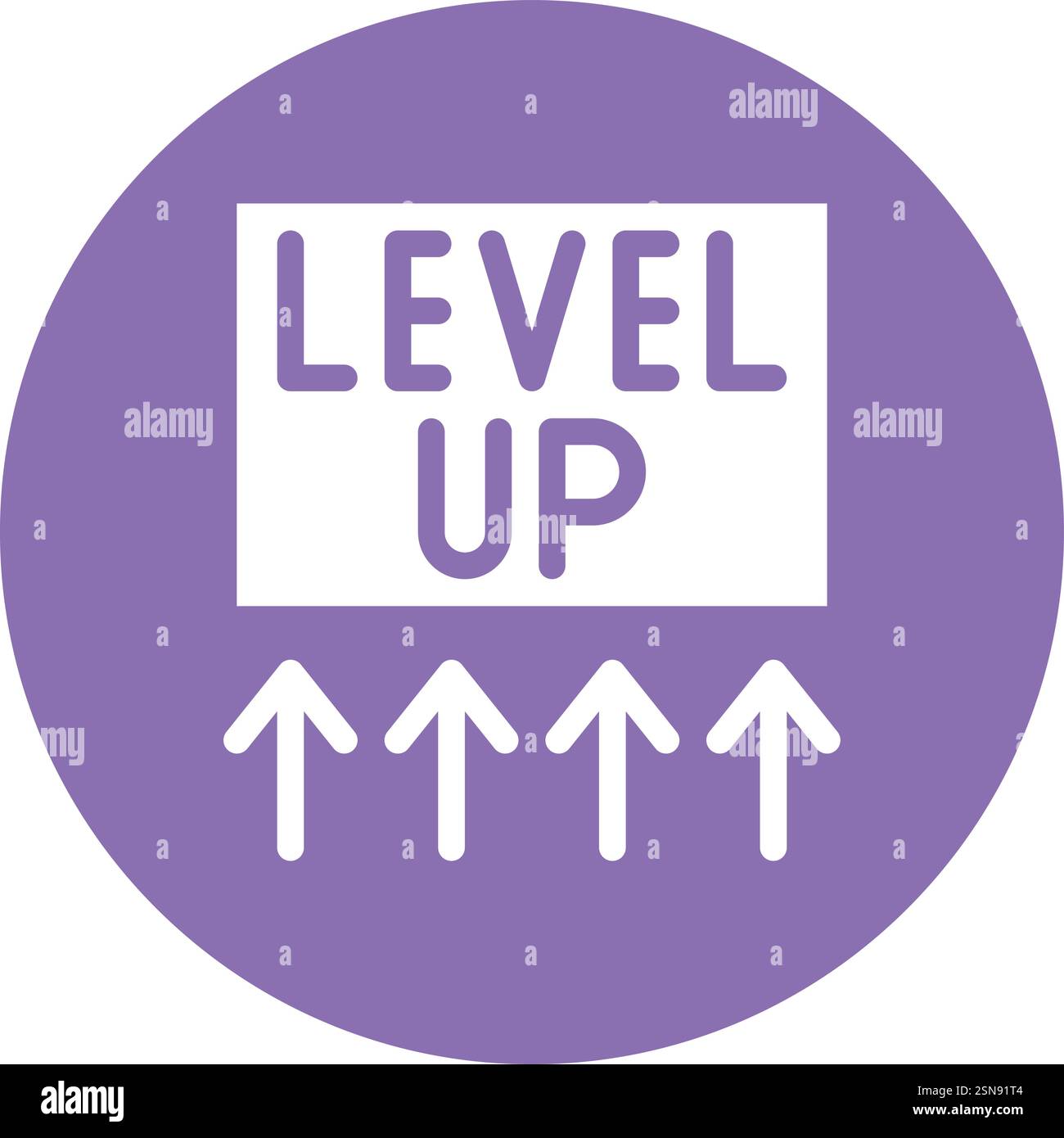 Level up Vector Icon Design Illustration Stock Vector Image & Art - Alamy