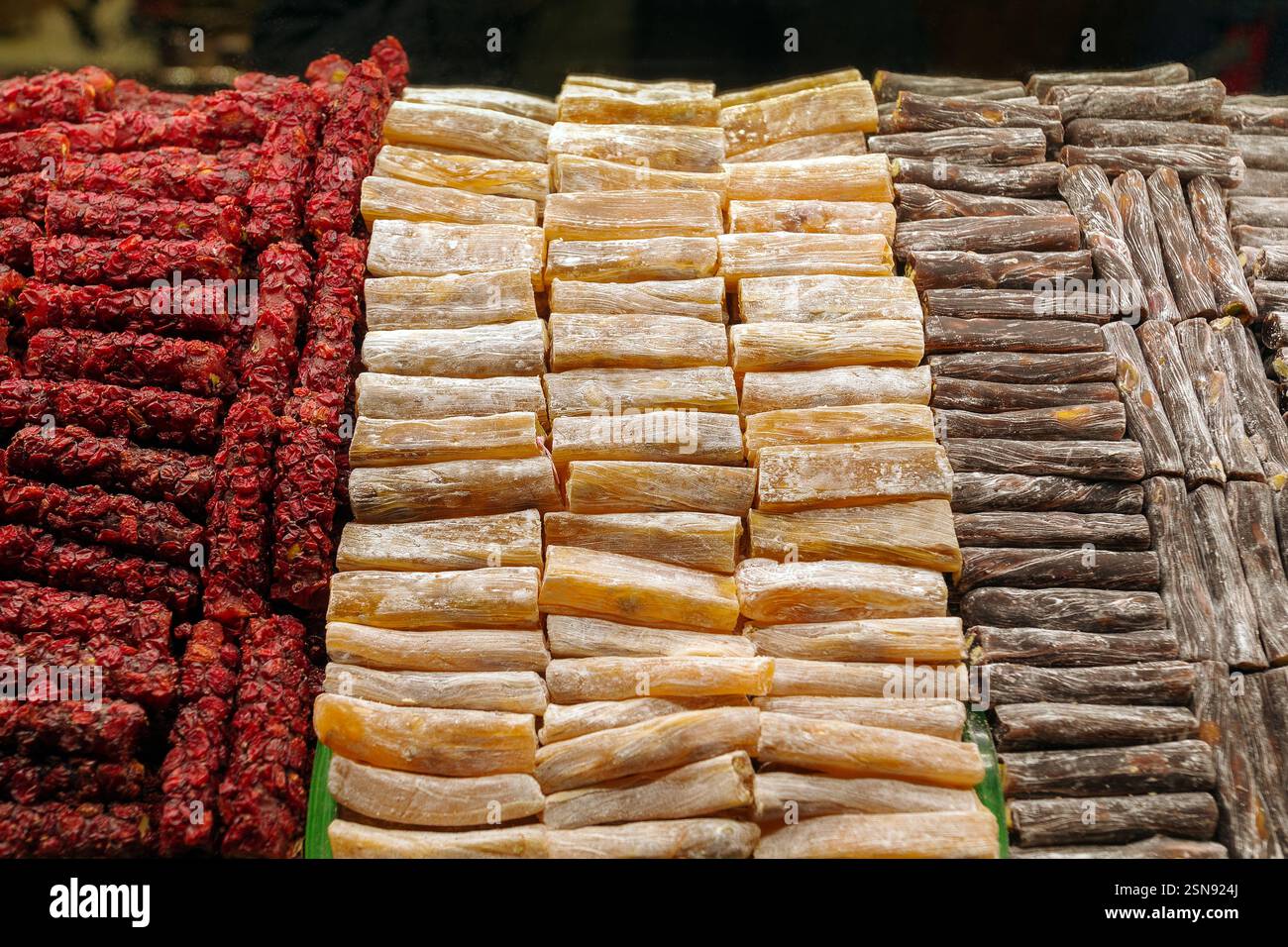Turkish delight for sale at the Grand Bazaar, Istanbul, Turkey Stock ...