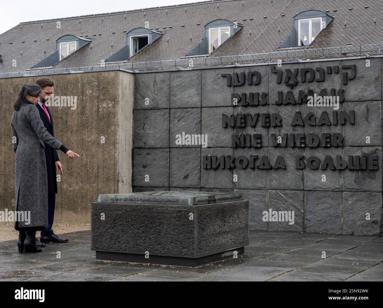 Munich, Germany. 13th Feb, 2025. US Vice President J. D. Vance and his ...