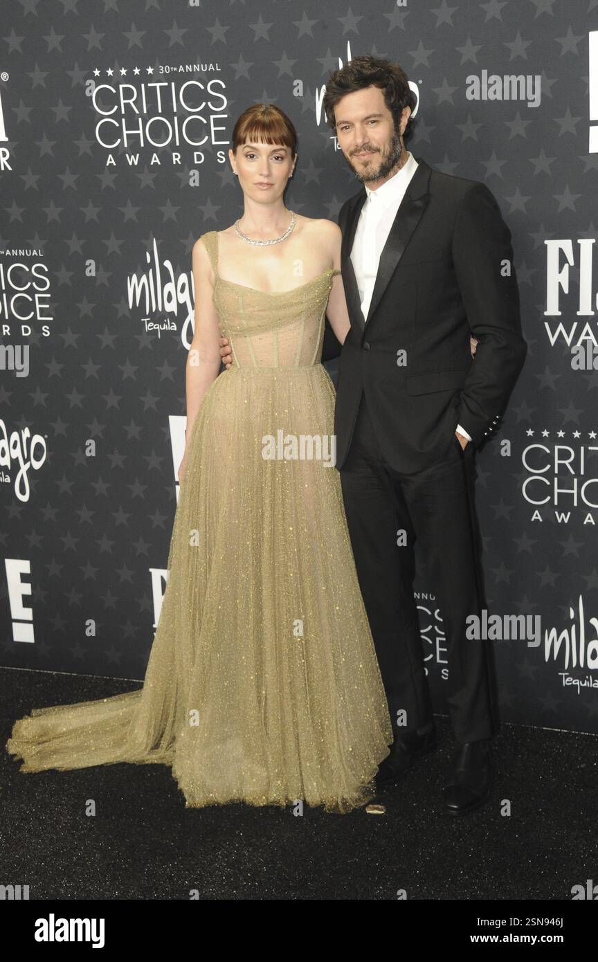 Leighton Meester, Adam Brody at arrivals for The Critics Choice ...
