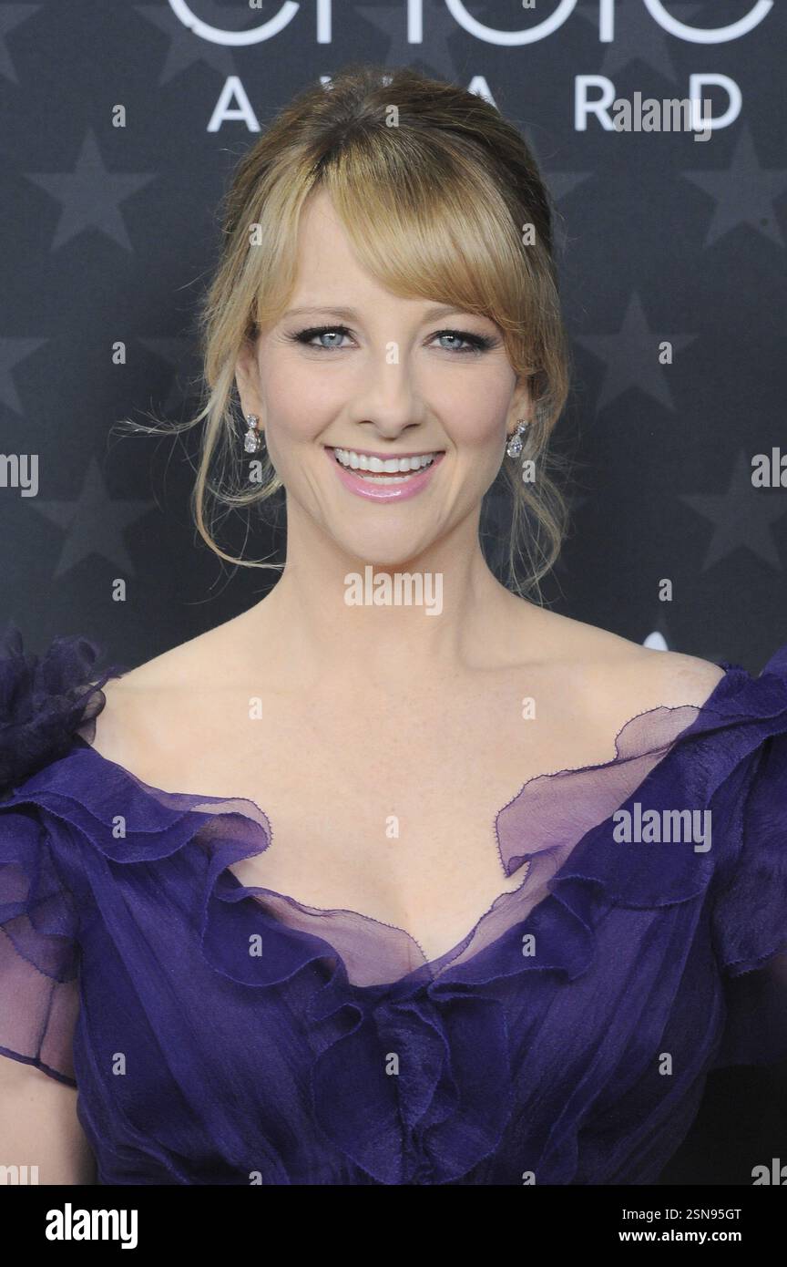 Ca. 07th Feb, 2025. Melissa Rauch at arrivals for The Critics Choice ...