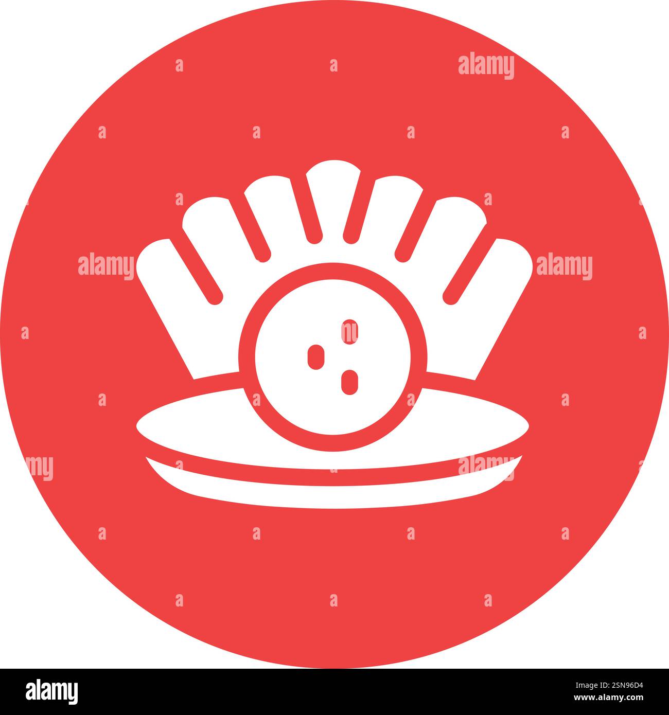 Pearl Vector Icon Design Illustration Stock Vector Image & Art - Alamy