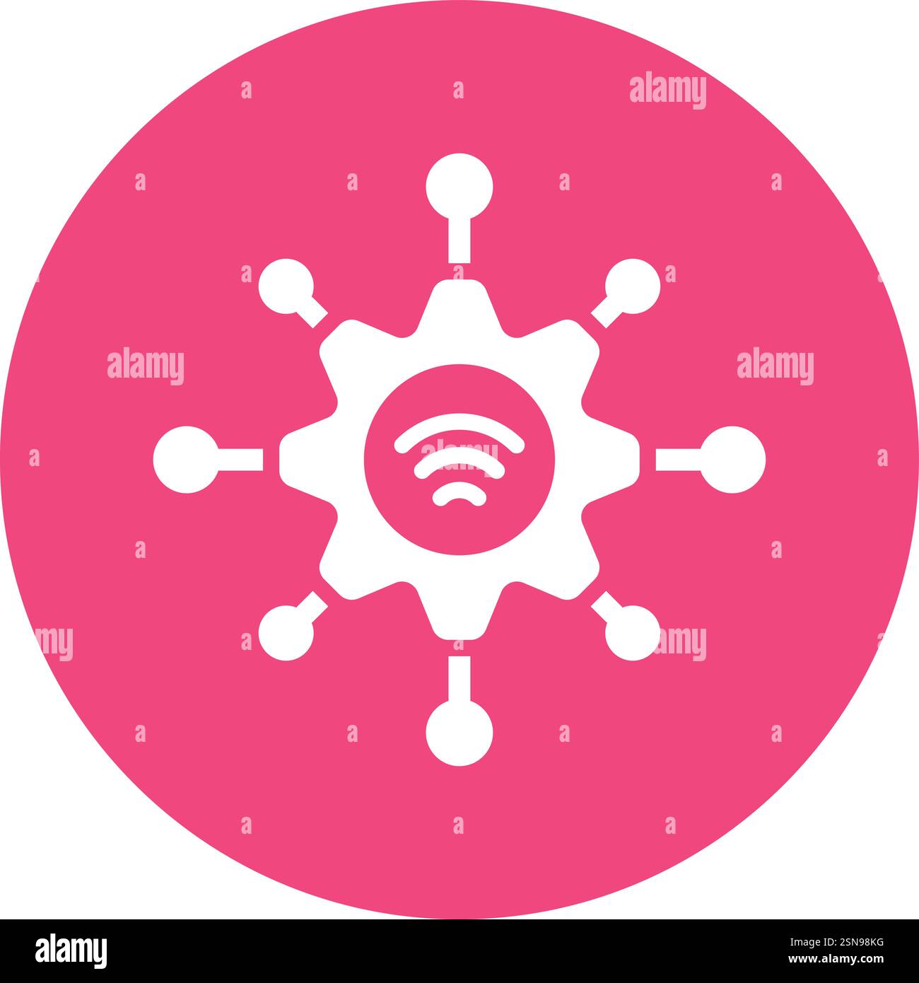 Internet Of Things Vector Icon Design Illustration Stock Vector Image ...