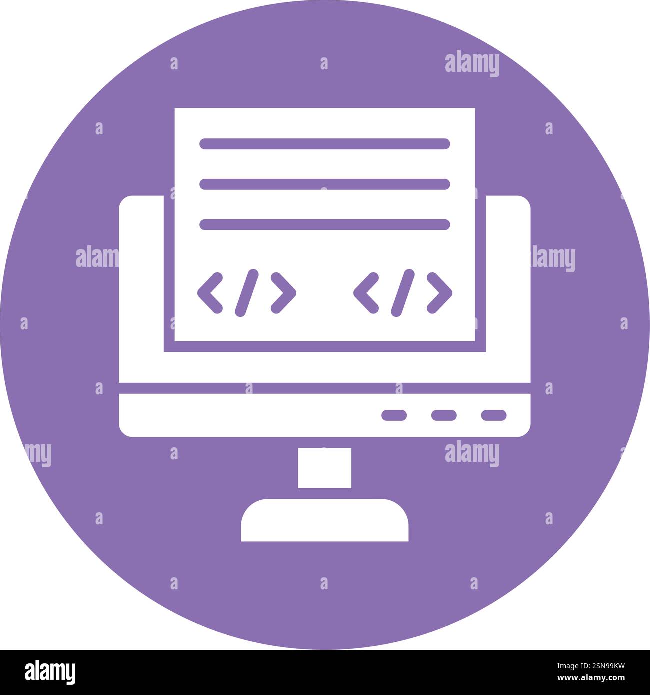 Front End Vector Icon Design Illustration Stock Vector Image & Art - Alamy