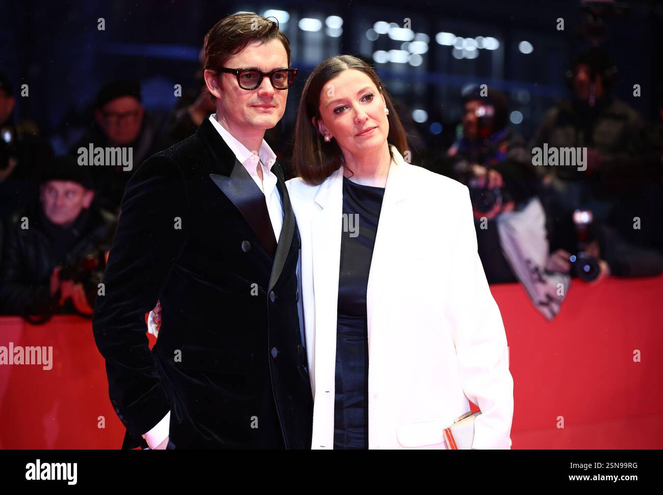 Berlin, Germany. 13th Feb, 2025. Alexandra Maria Lara, actress, and her ...