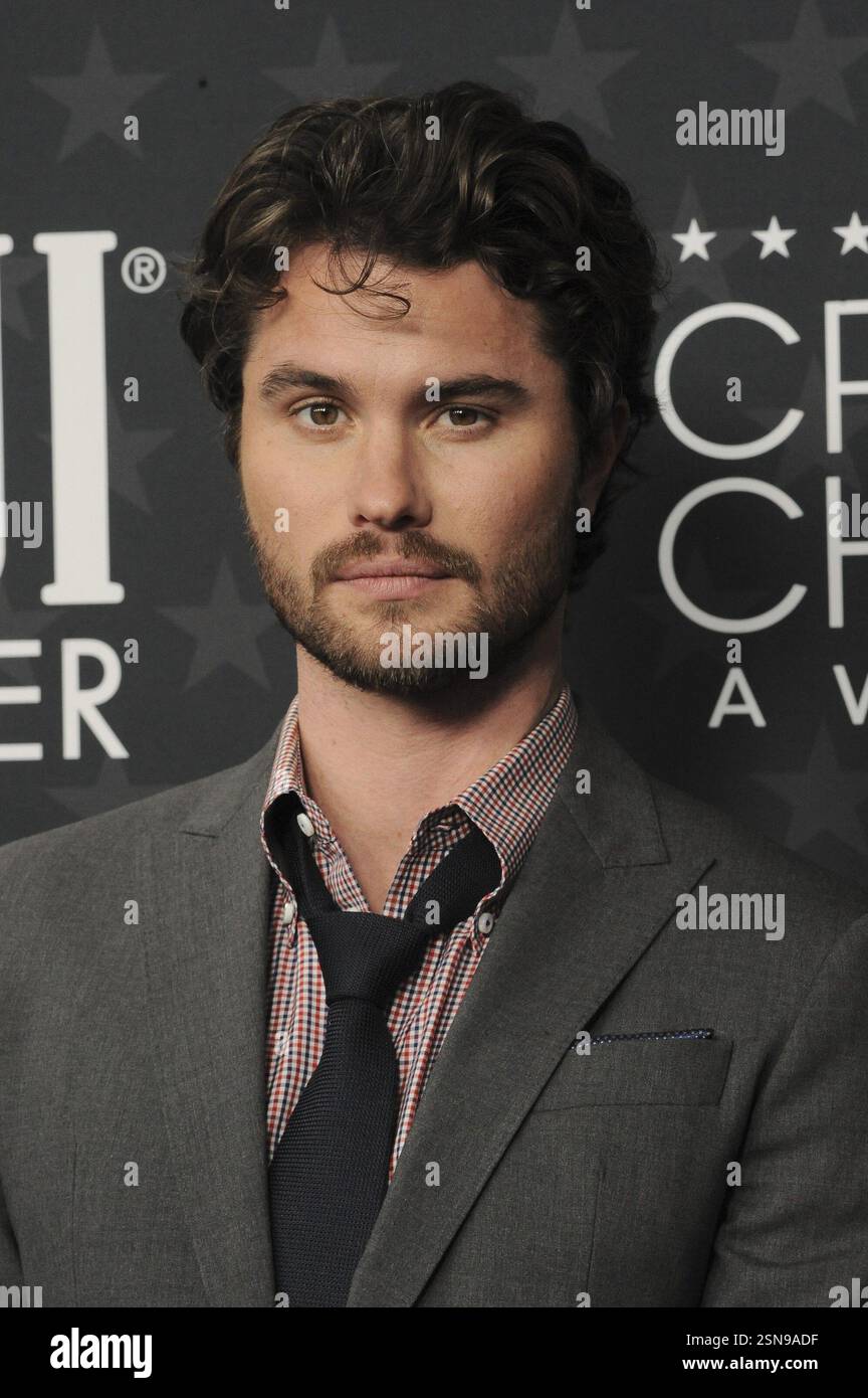 Ca. 07th Feb, 2025. Chase Stokes at arrivals for The Critics Choice ...