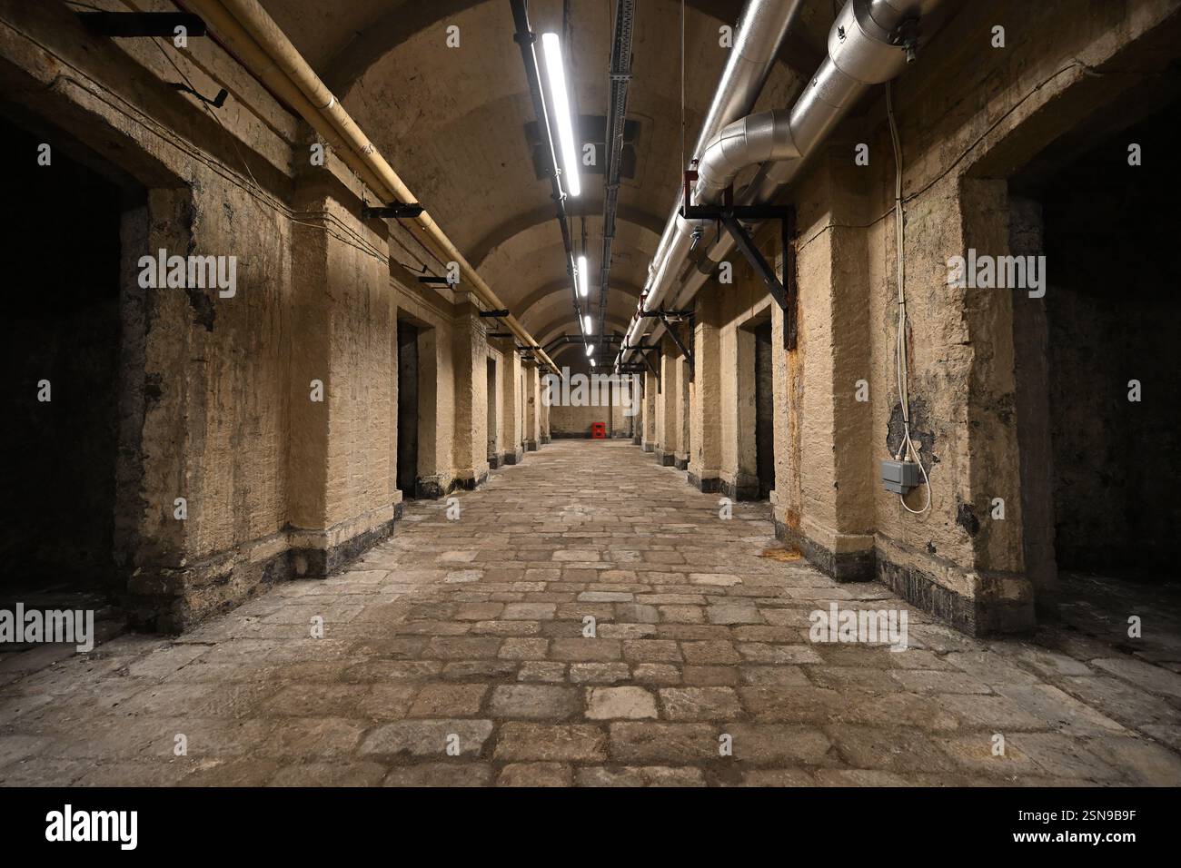 The deadhouse underneath Somerset House in London UK Stock Photo - Alamy