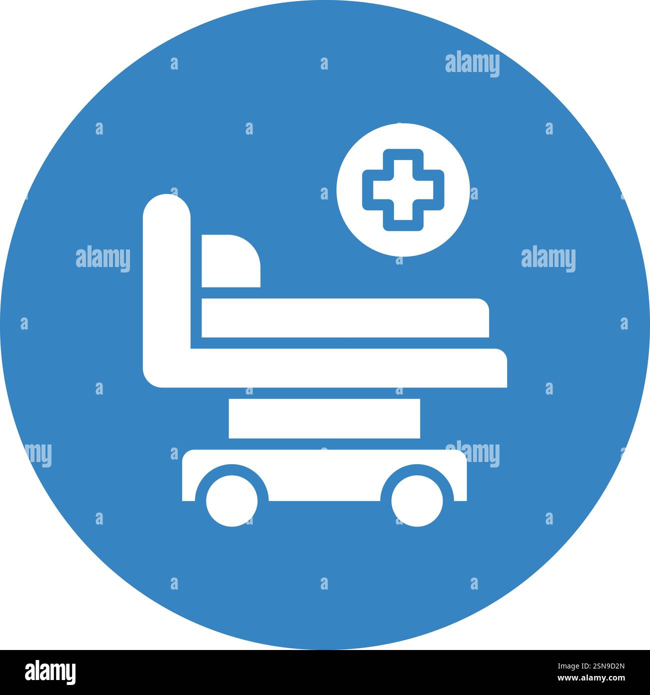 Bed Vector Icon Design Illustration Stock Vector Image & Art - Alamy