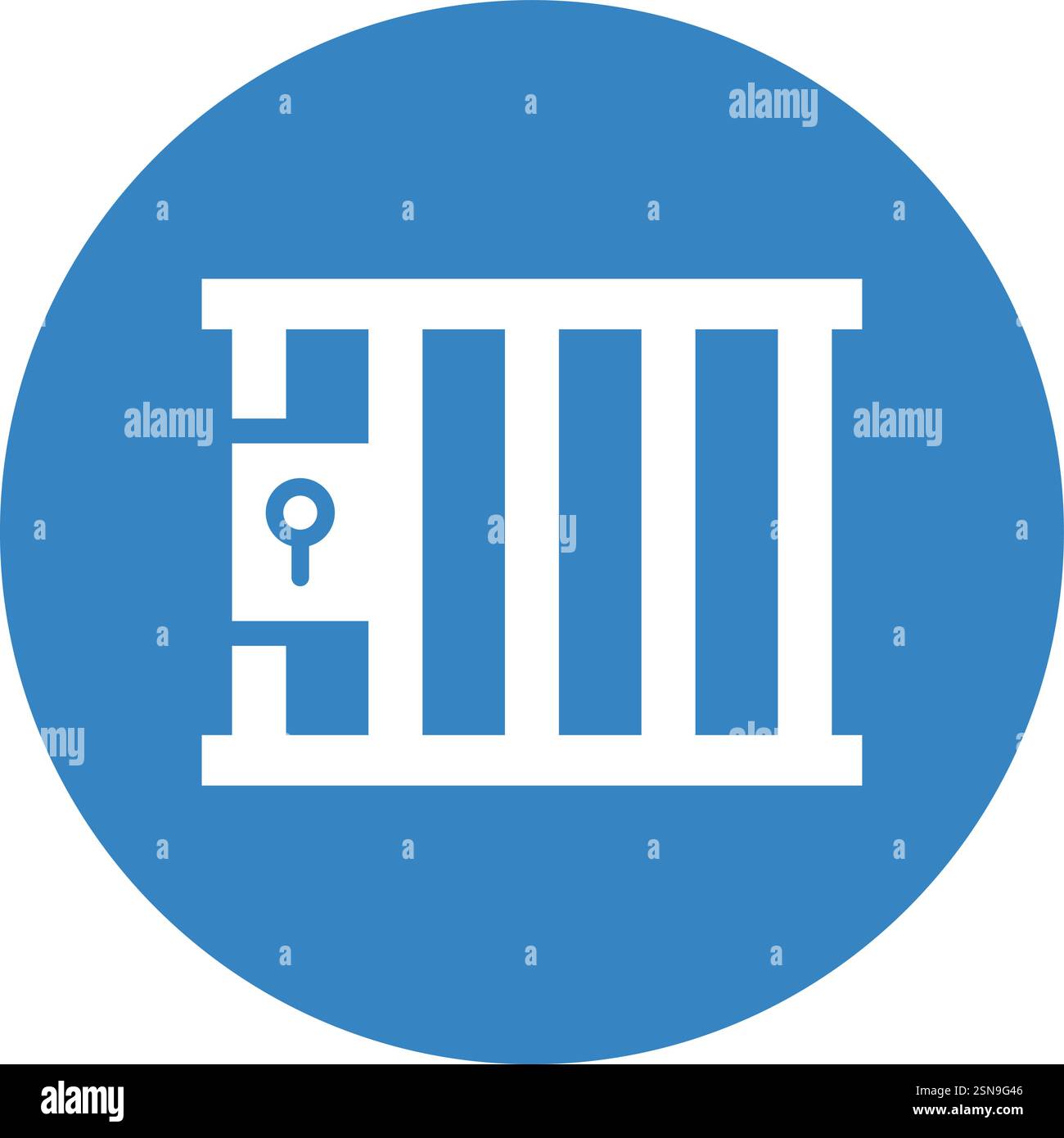 Jail Vector Icon Design Illustration Stock Vector Image & Art - Alamy