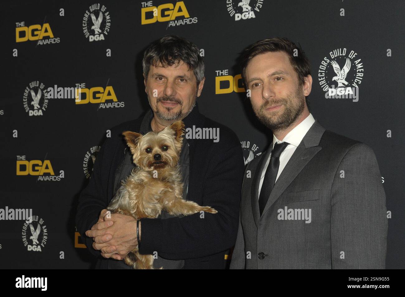 Ca. 08th Feb, 2025. Slava Leontyev, Brendan Bellomo at arrivals for 77th Annual Directors Guild ...