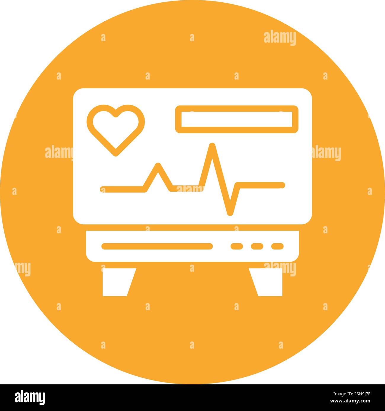 Medical heart monitoring icons hi-res stock photography and images - Alamy